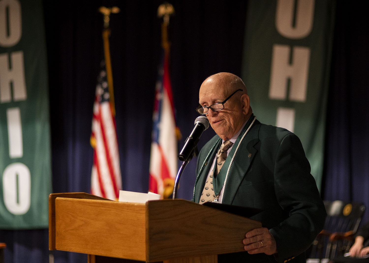 Keynote speaker McTeague recognized for more than 55 years of service at Ohio University Eastern
